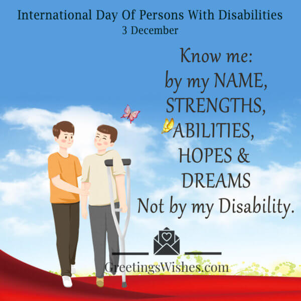 International Day Of Persons With Disabilities Wishes And Messages(3rd ...