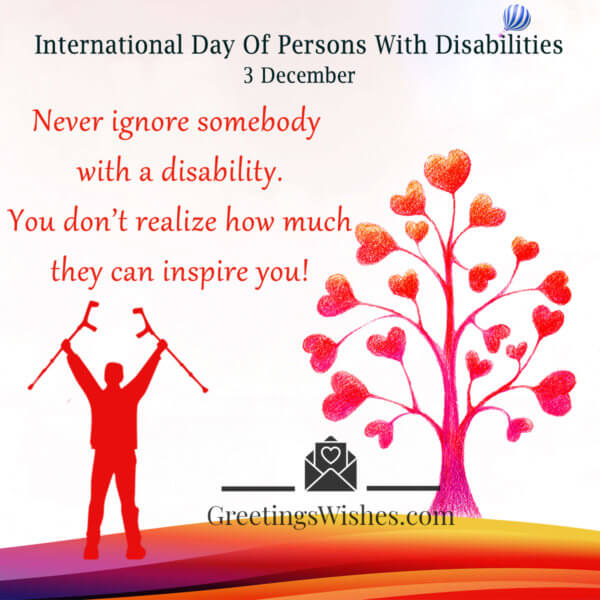 International Day Of Persons With Disabilities (3rd December ...