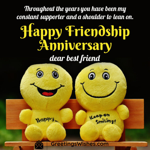 Happy Friendship Anniversary Wishes to Celebrate the Bond - Greetings ...
