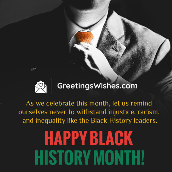 Black History Month Wishes (February) - Greetings Wishes