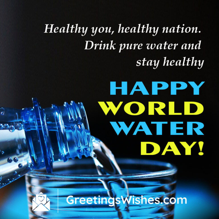 World Water Day Inspiring Wishes, Messages, and Quotes (22nd March ...