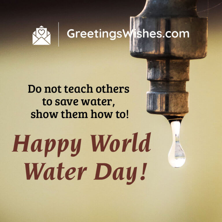 World Water Day Inspiring Wishes, Messages, and Quotes (22nd March ...