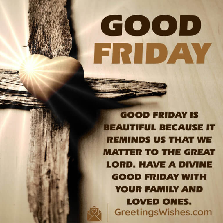 Good Friday Wishes, Messages & Bible verses ( 3 April) - Greetings Wishes