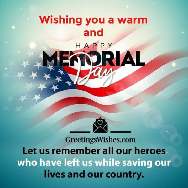 US Memorial Day Wishes and Messages to Honor Heroes (26 May ...