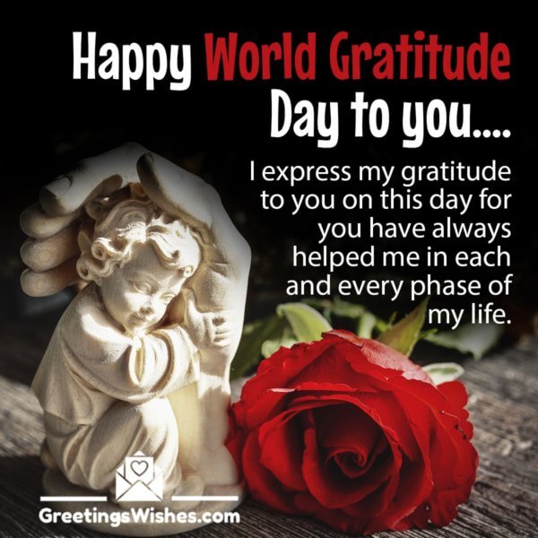 World Gratitude Day Wishes and Messages (21 September) - Greetings Wishes