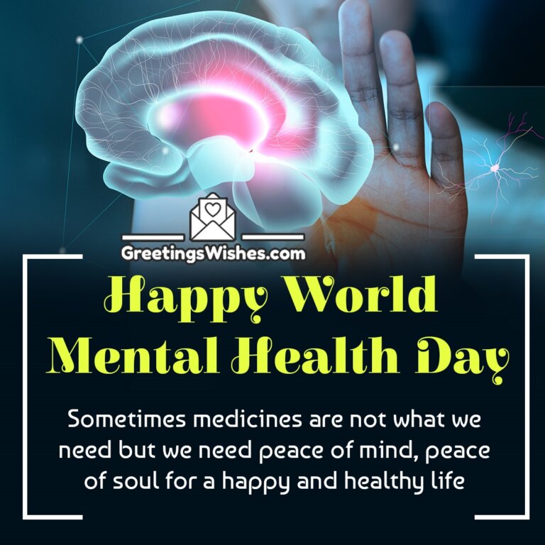 World Mental Health Day Wishes and Messages (10 October) - Greetings Wishes