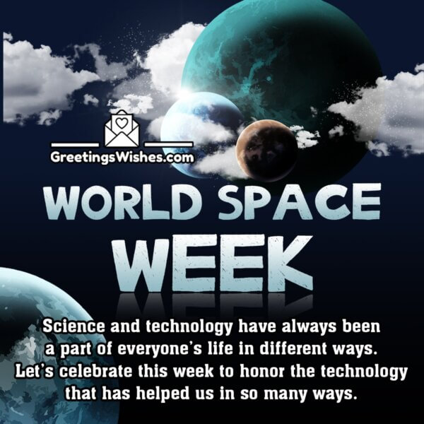 World Space Week Messages And Quotes (4 October) - Greetings Wishes