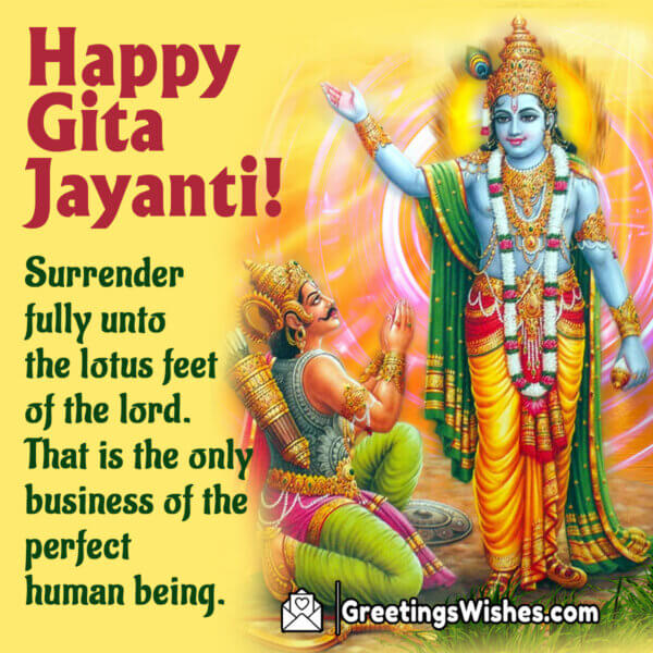Gita Jayanti Wishes and Messages (01 December) - Greetings Wishes