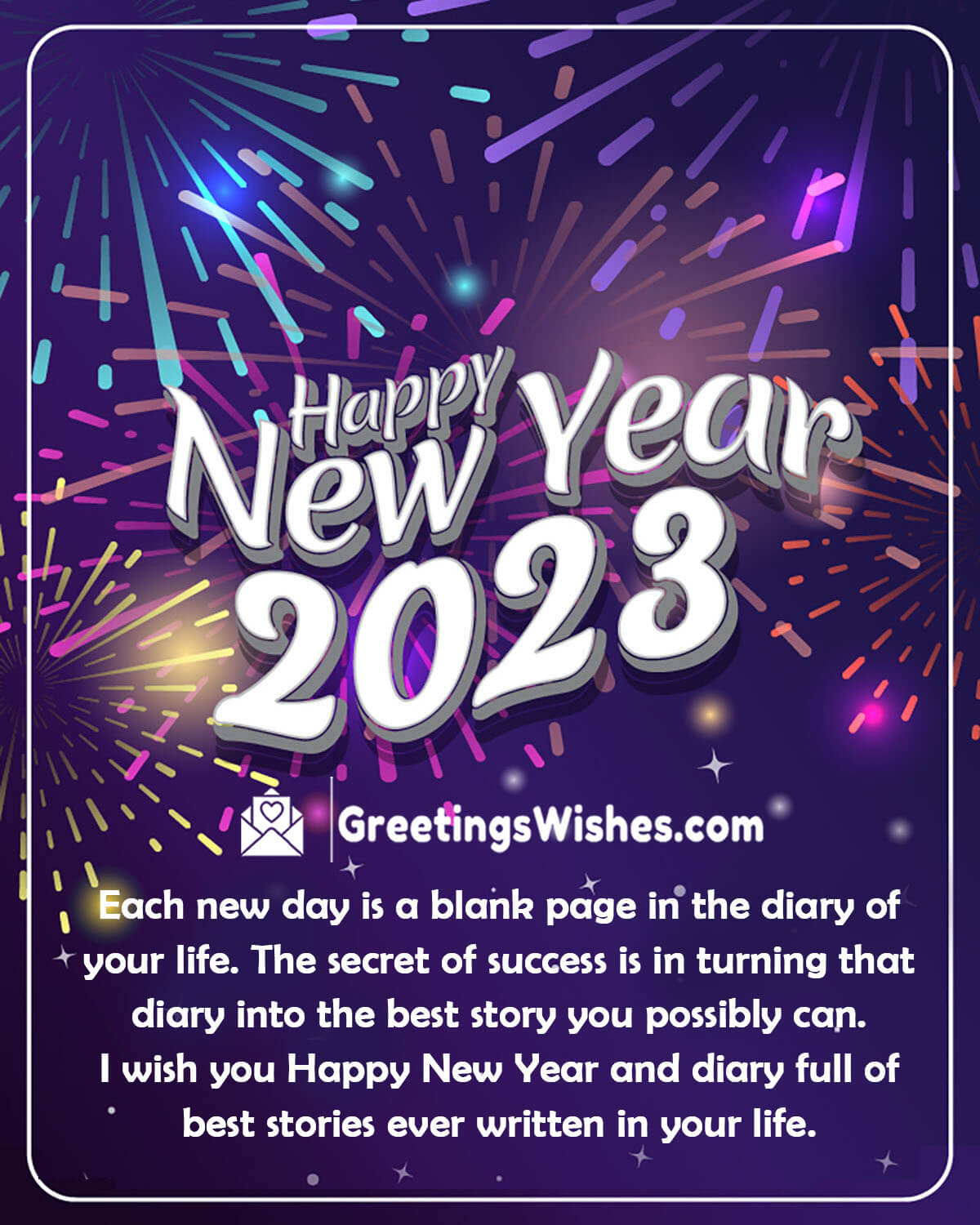 Happy 2023 New Year Wishes Messages - Greetings Wishes