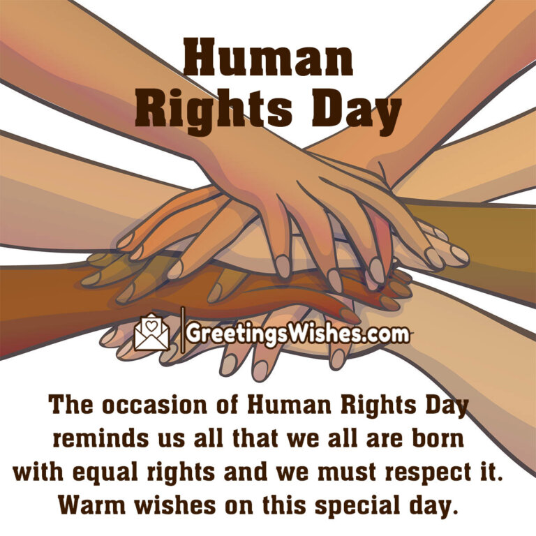 Human Rights Day Wishes and Messages (10 January) - Greetings Wishes