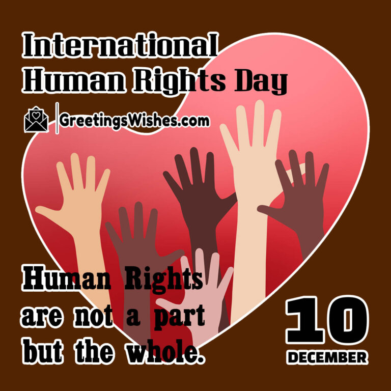 Human Rights Day Wishes and Messages (10 January) - Greetings Wishes