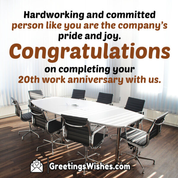 Work Anniversary Greetings to Honor Success and Growth - Greetings Wishes