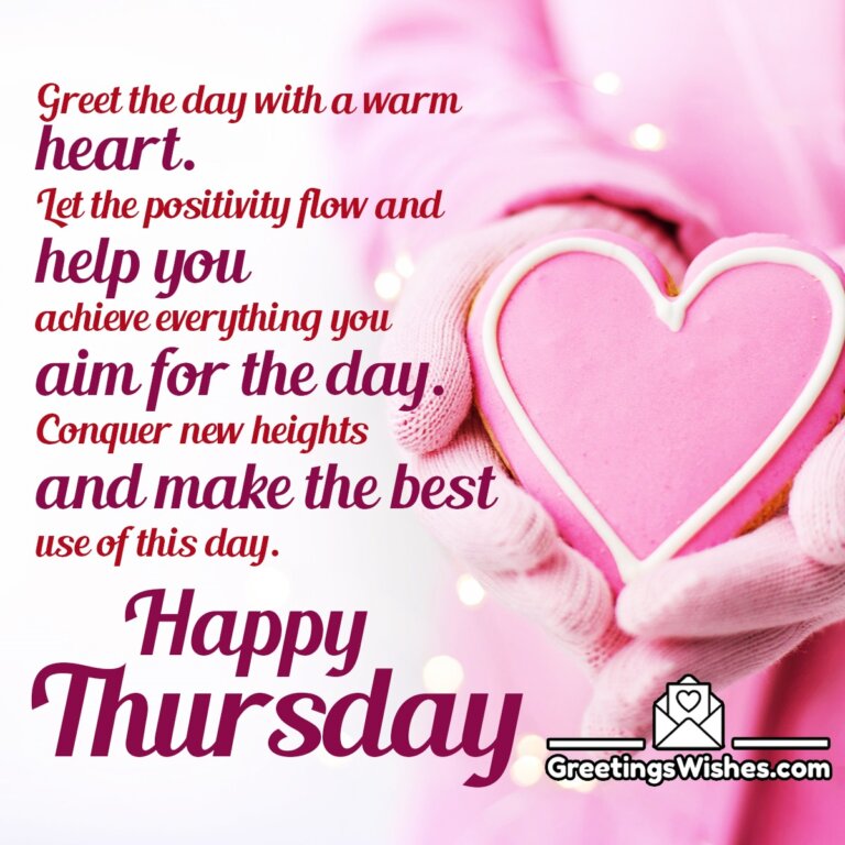 Thursday Morning Wishes to Inspire a Wonderful Day - Greetings Wishes