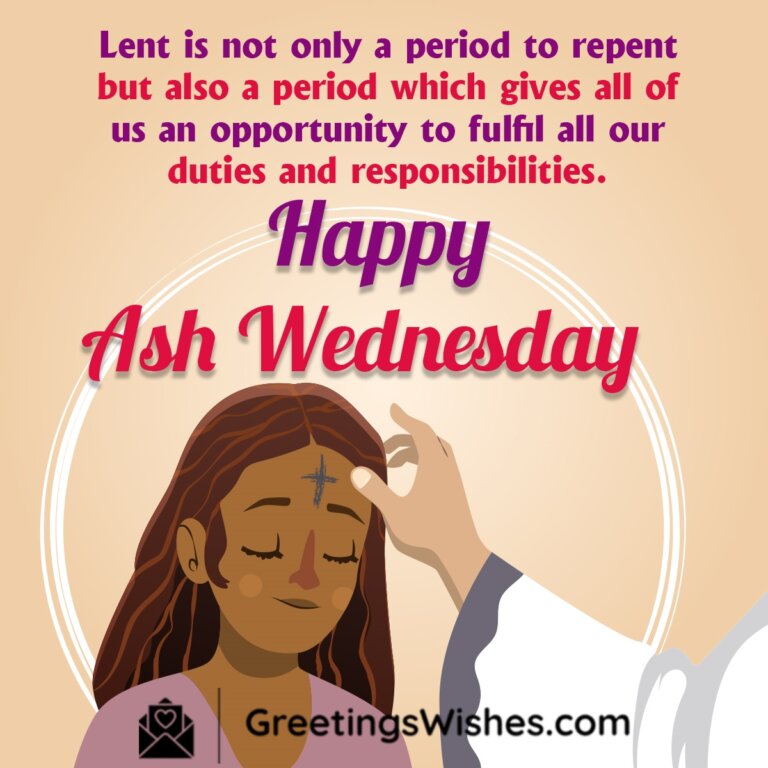 Ash Wednesday Wishes Messages for Reflection and Hope (18th February ...