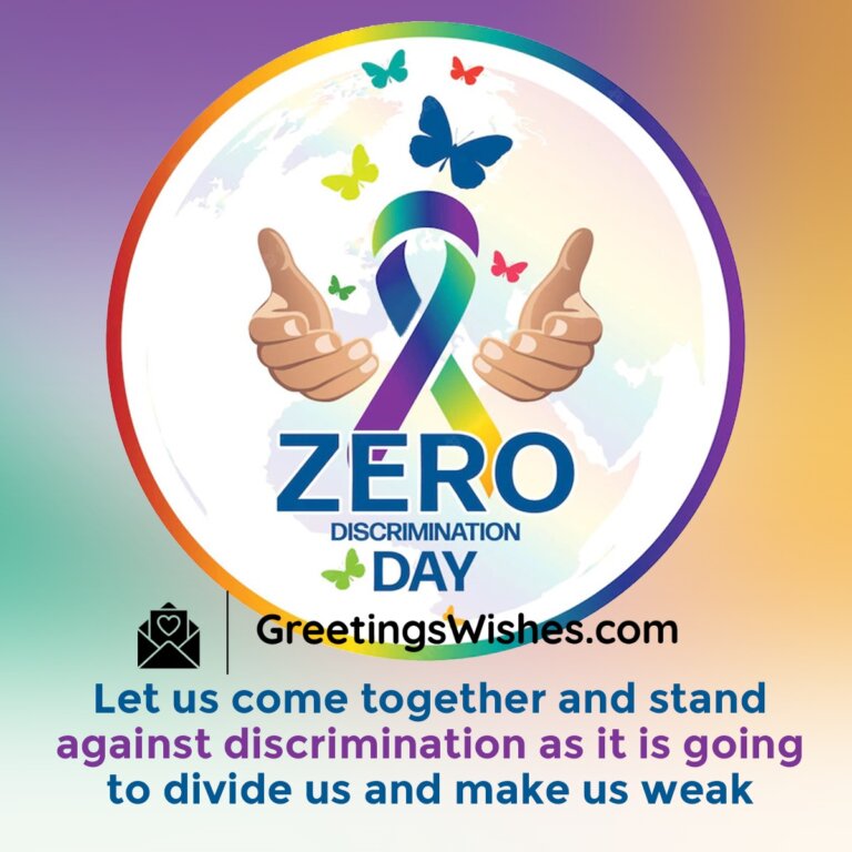 Zero Discrimination Day Quotes Wishes and Messages for Equality and ...
