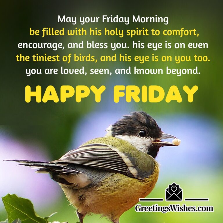 Friday Morning Wishes to Welcome Joy and Positivity - Greetings Wishes