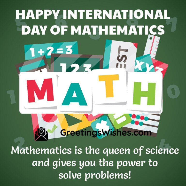 International Day of Mathematics Inspirational Wishes (14th March ...