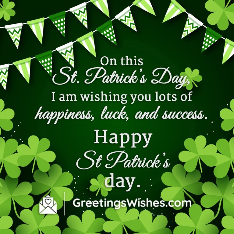 St. Patrick’s Day Wishes and Blessings for Luck and Joy (17 March ...