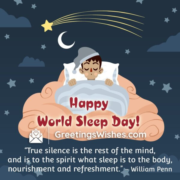 World Sleep Day Messages for Peaceful and Refreshing Rest - Greetings ...