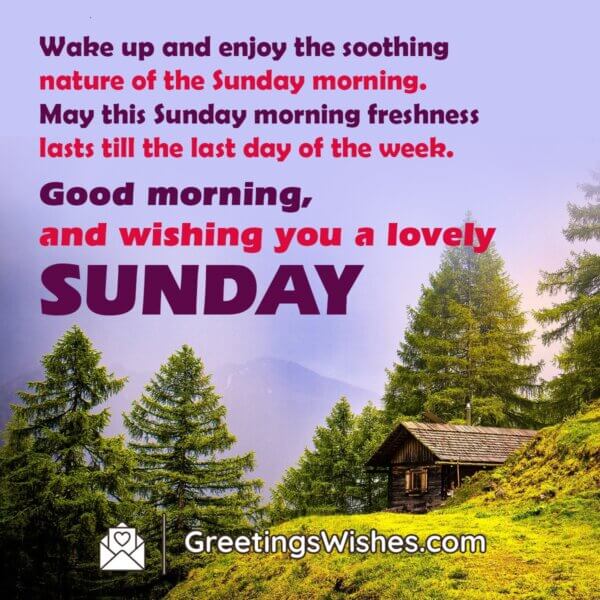 Sunday Morning Wishes to Bring Peace and Happiness - Greetings Wishes