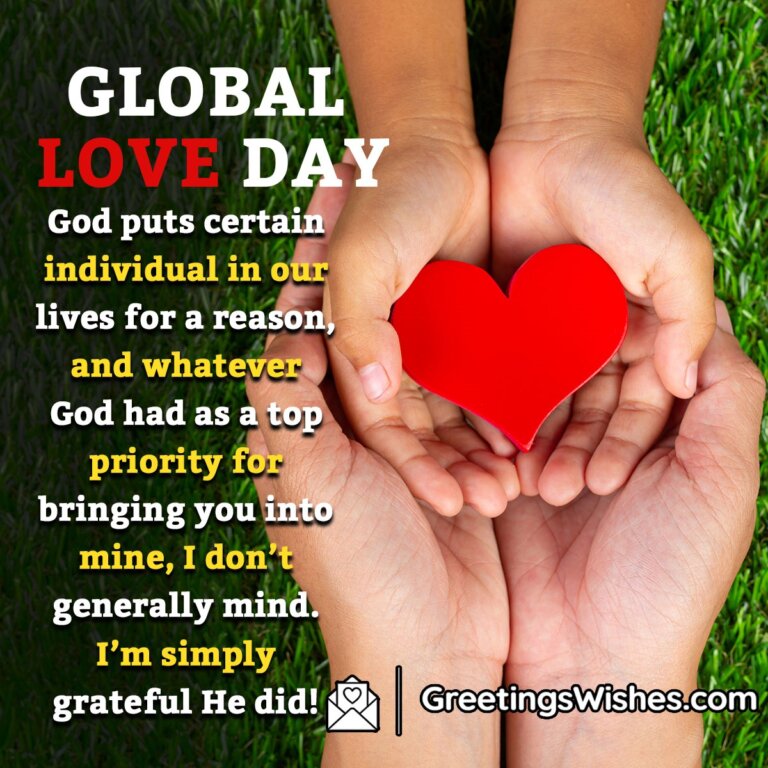 Global Love Day Messages (01 May) - Greetings Wishes