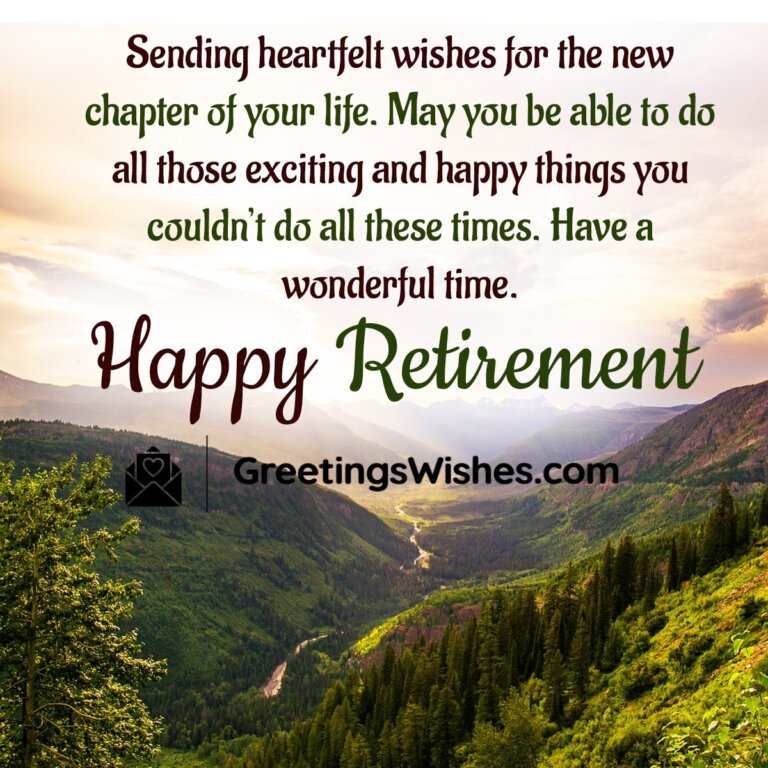Retirement Wishes Messages Greetings Wishes