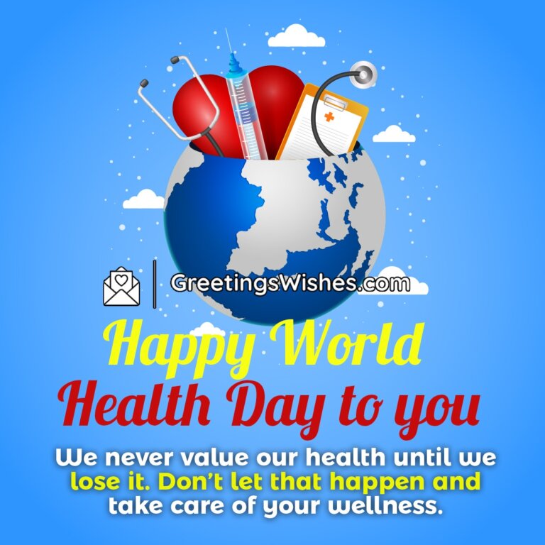 World Health Day Messages and Inspirational Quotes ( 07 April ...