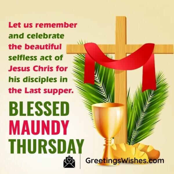 Maundy Thursday Wishes and Messages for Peace and Reflection ( 2 April ...