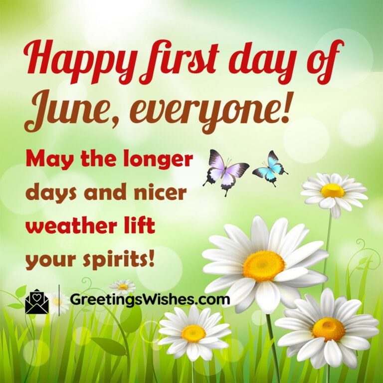 Happy June Month Wishes and Positive Greetings ( 01 June) - Greetings ...