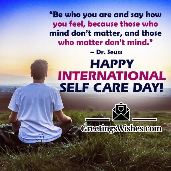 International Self-Care Day Messages and Quotes (24 July) - Greetings ...