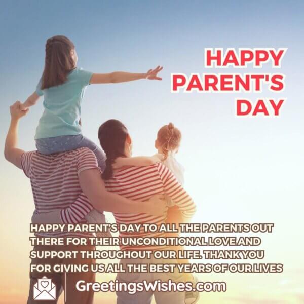 Heartfelt Parents Day Wishes and Loving Messages ( 27 July ...