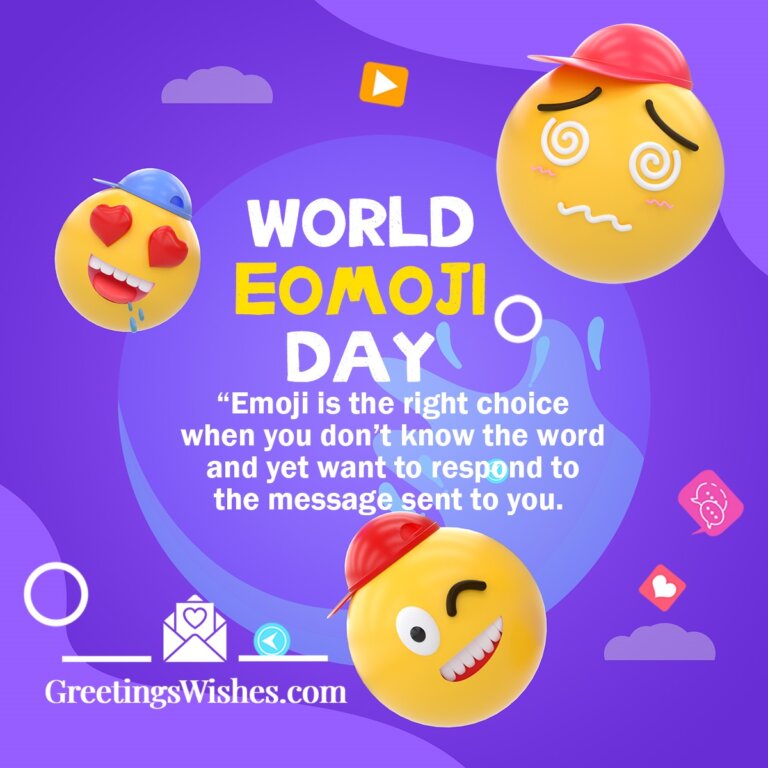 World Emoji Day Messages Quotes (17 July) - Greetings Wishes