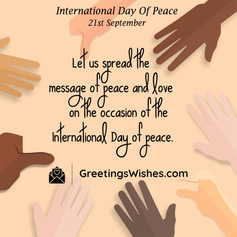 International Day of Peace Wishes and Messages (21 September ...