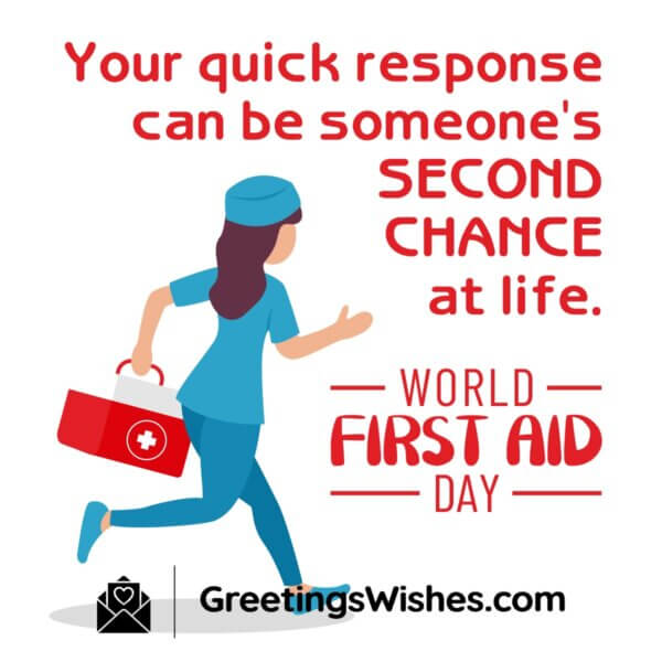 World First Aid Day Wishes and Quotes (13 September) - Greetings Wishes