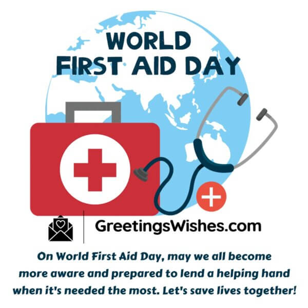 World First Aid Day Wishes and Quotes (13 September) - Greetings Wishes