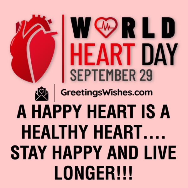World Heart Day Wishes and Messages (29 September) - Greetings Wishes