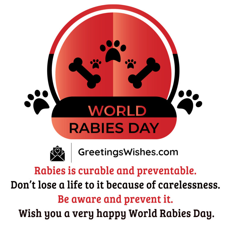 World Rabies Day Wishes and Messages (28th September) - Greetings Wishes