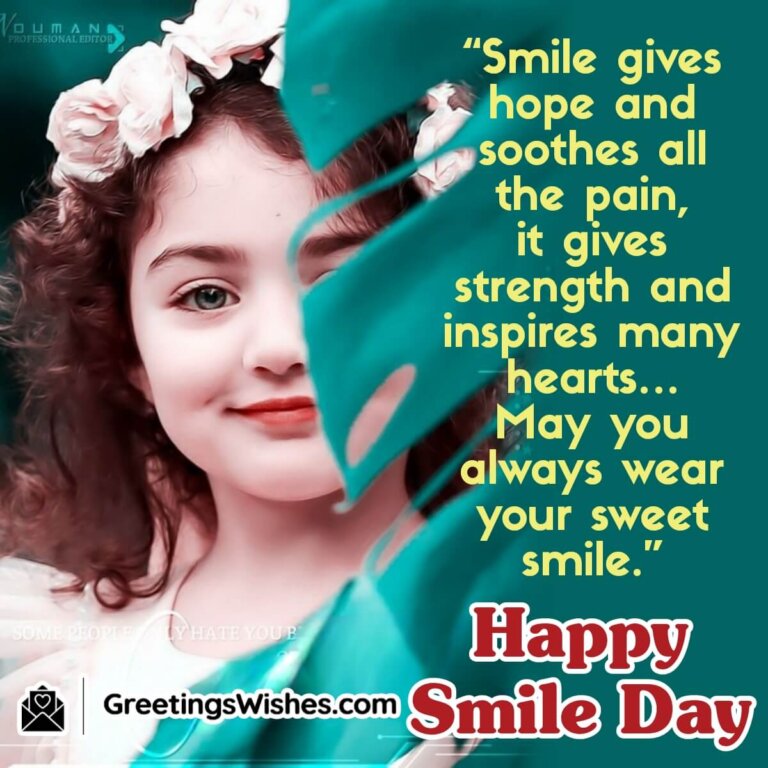 World Smile Day Wishes and Messages (03 October) - Greetings Wishes