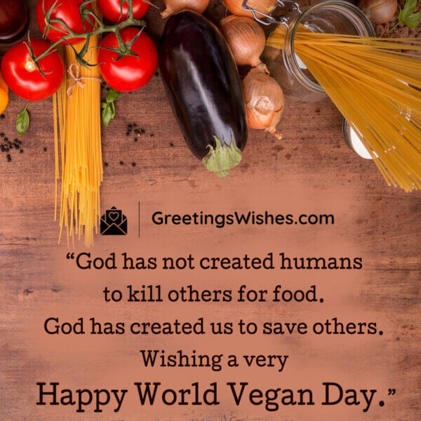 World Vegan Day Wishes (1st November) - Greetings Wishes