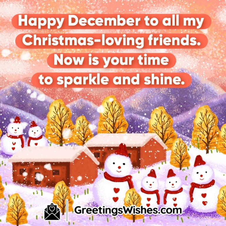 Happy December Month Wishes for Joy, Festivity, and New Beginnings ( 01 ...
