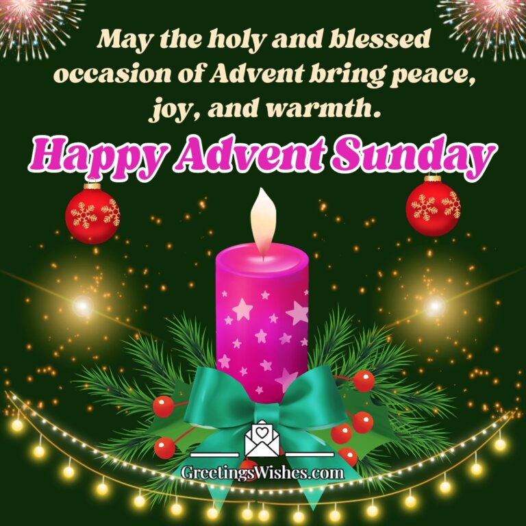 Advent Sunday Wishes and Messages ( 29 November) - Greetings Wishes