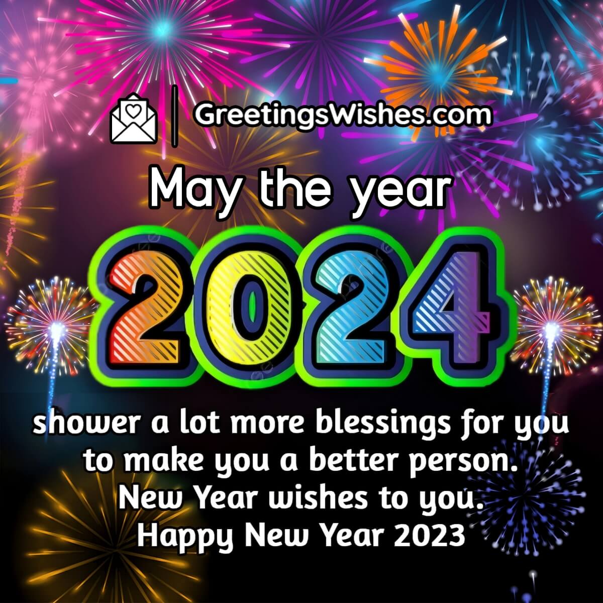 Happy 2024 New Year Wishes Messages - Greetings Wishes