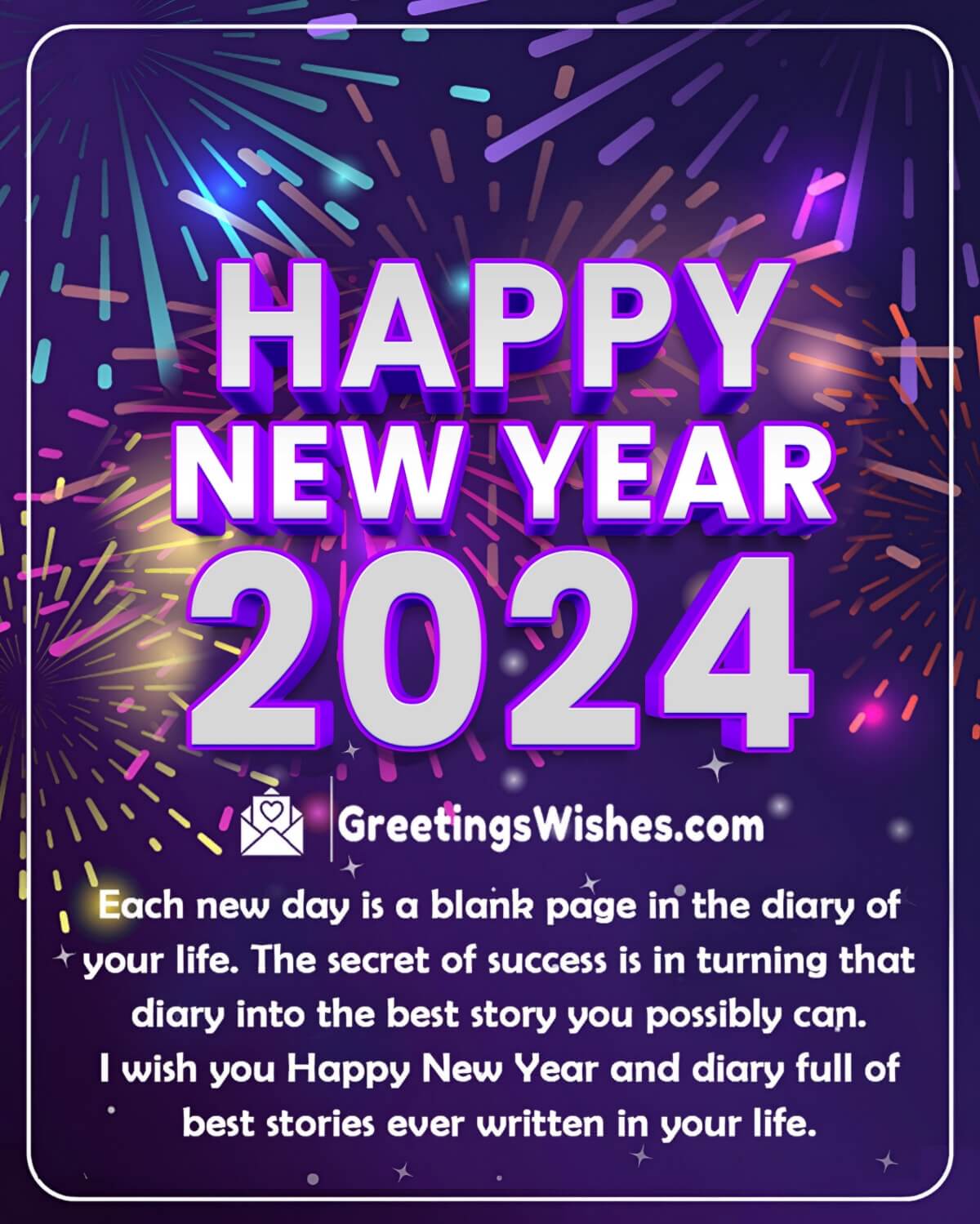 Happy 2024 New Year Wishes Messages - Greetings Wishes