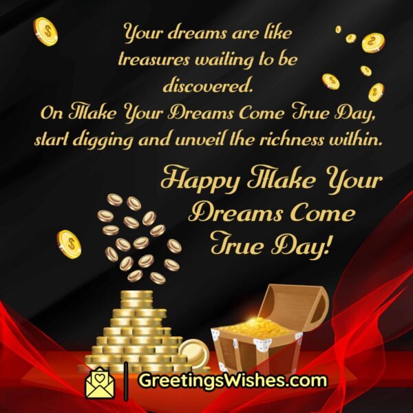Make Your Dreams Come True Day Messages Wishes (11 January) - Greetings ...