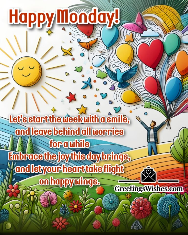 Monday Morning Wishes to Start the Week with Positivity - Greetings Wishes
