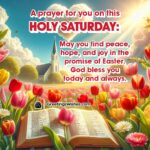 Holy Saturday Peaceful Wishes and Heartfelt Messages ( 19 April ...